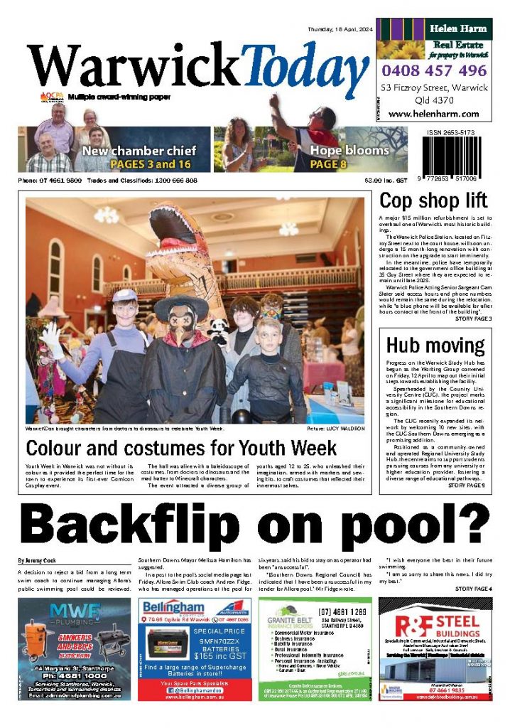 Warwick Today - 18th April 2024 | Warwick Today