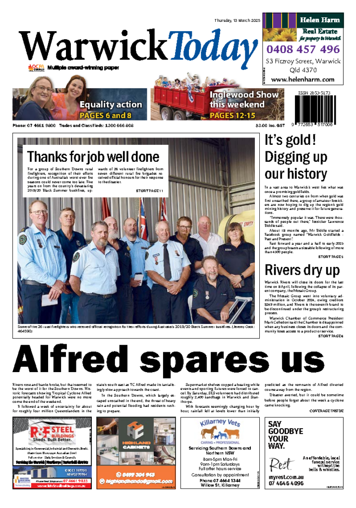 Warwick Today - 13th March 2025 | Warwick Today